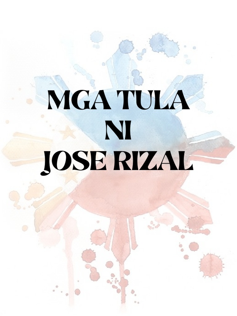 Mga Tula Ni Jose Rizal | PDF