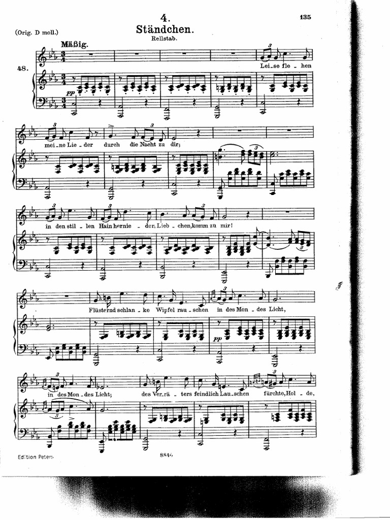 Standchen Schubert Grade 5 | PDF