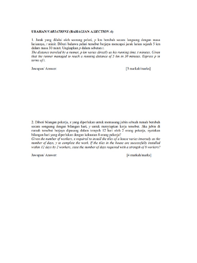 F5 Matematik Bab1 II | PDF