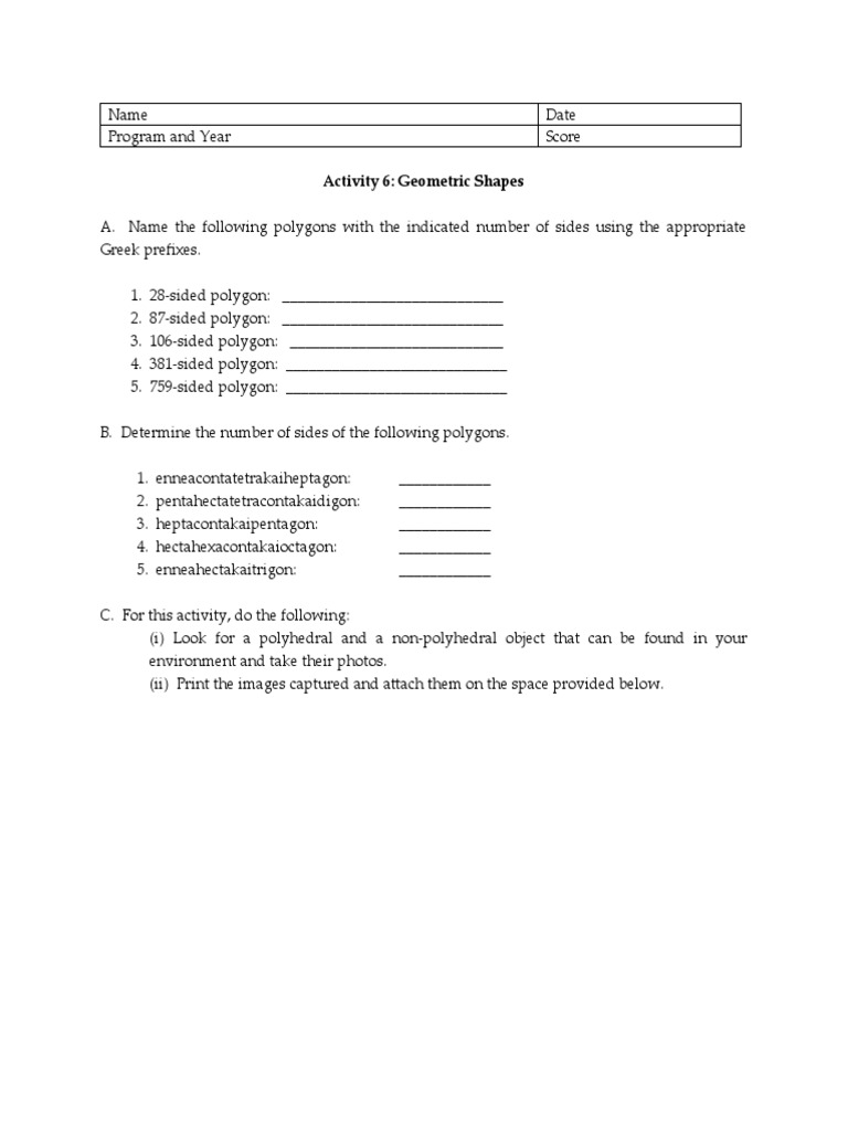 MMW Activity 6 | PDF