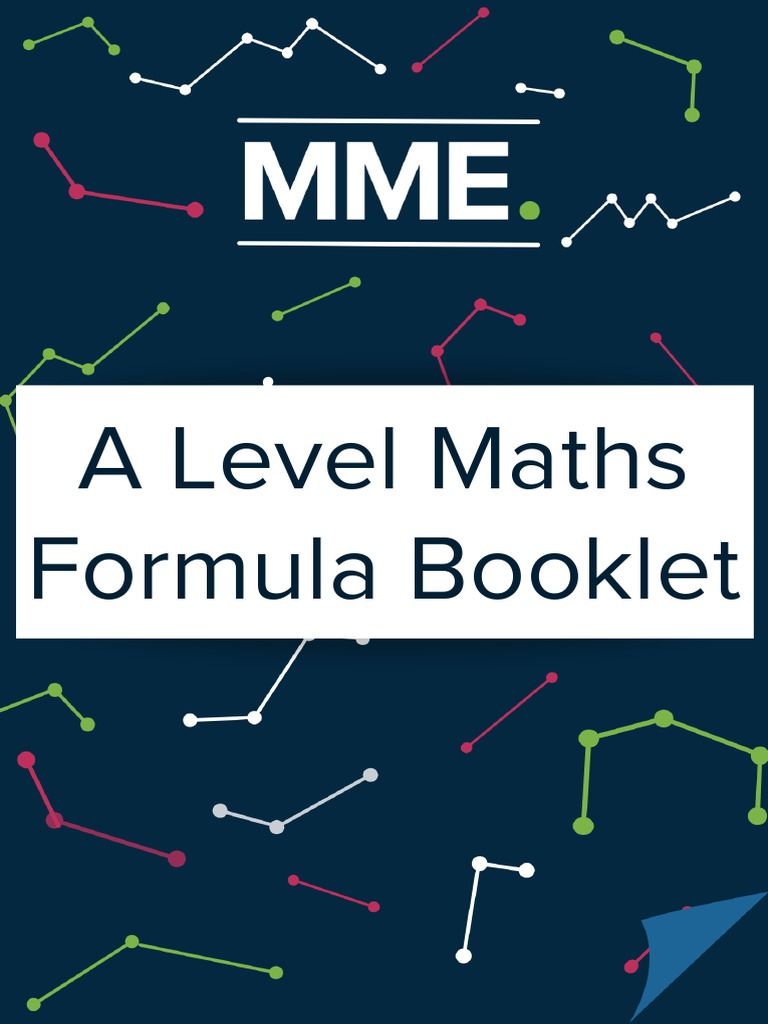 MME A-Level-Formula-Booklet | PDF | Trigonometric Functions | Logarithm