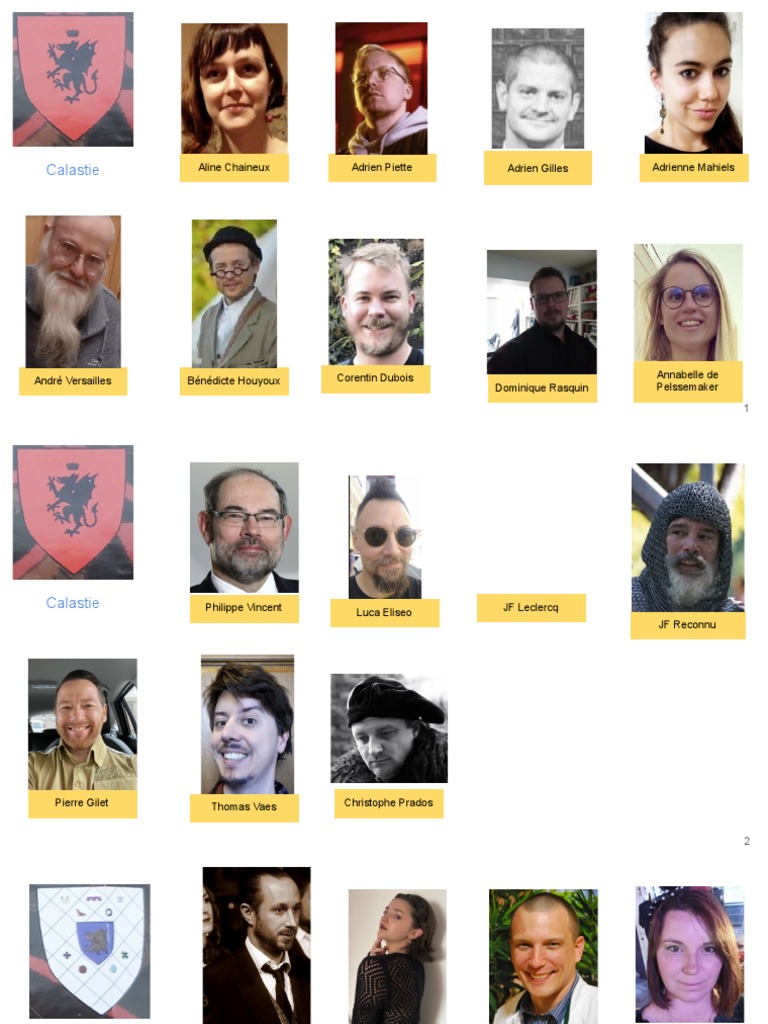 Trombinoscope A A Z IRL | PDF