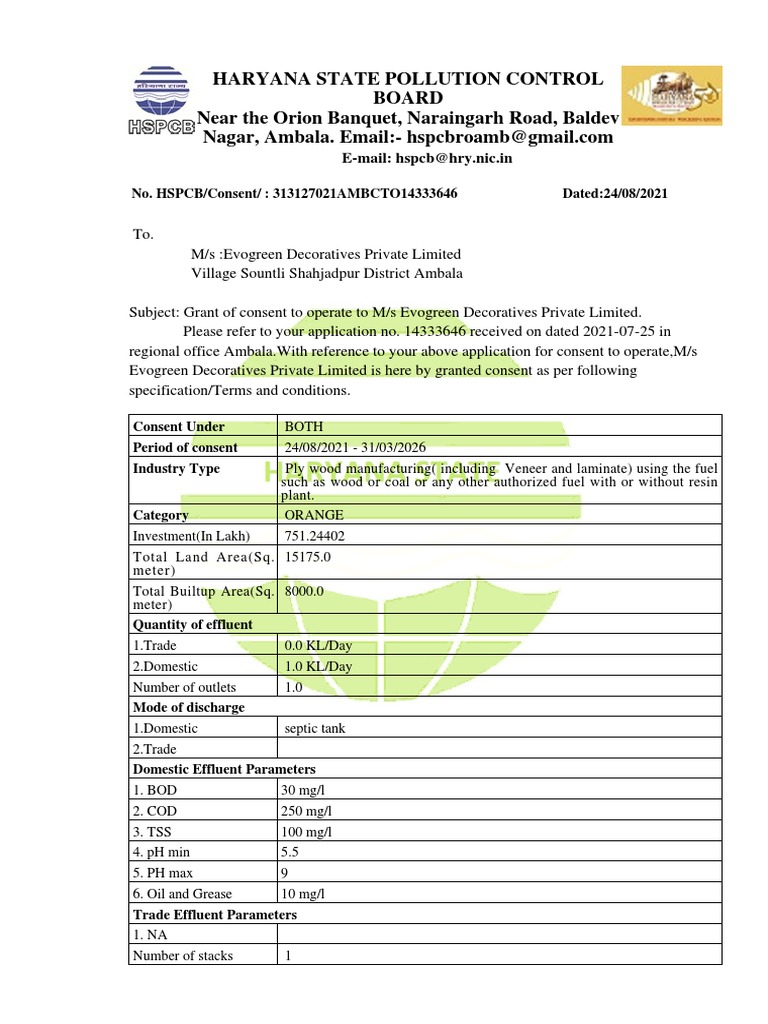 Haryana State Pollution Control Board Near The Orion Banquet ...