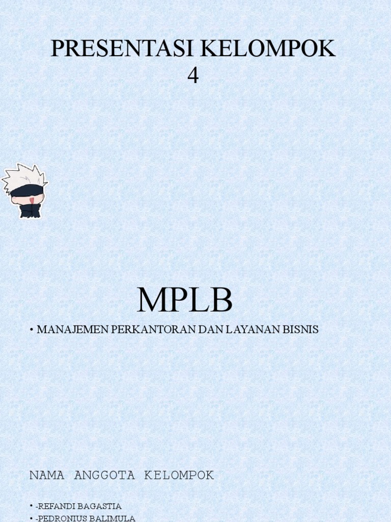 Presentasi Kelompok | PDF