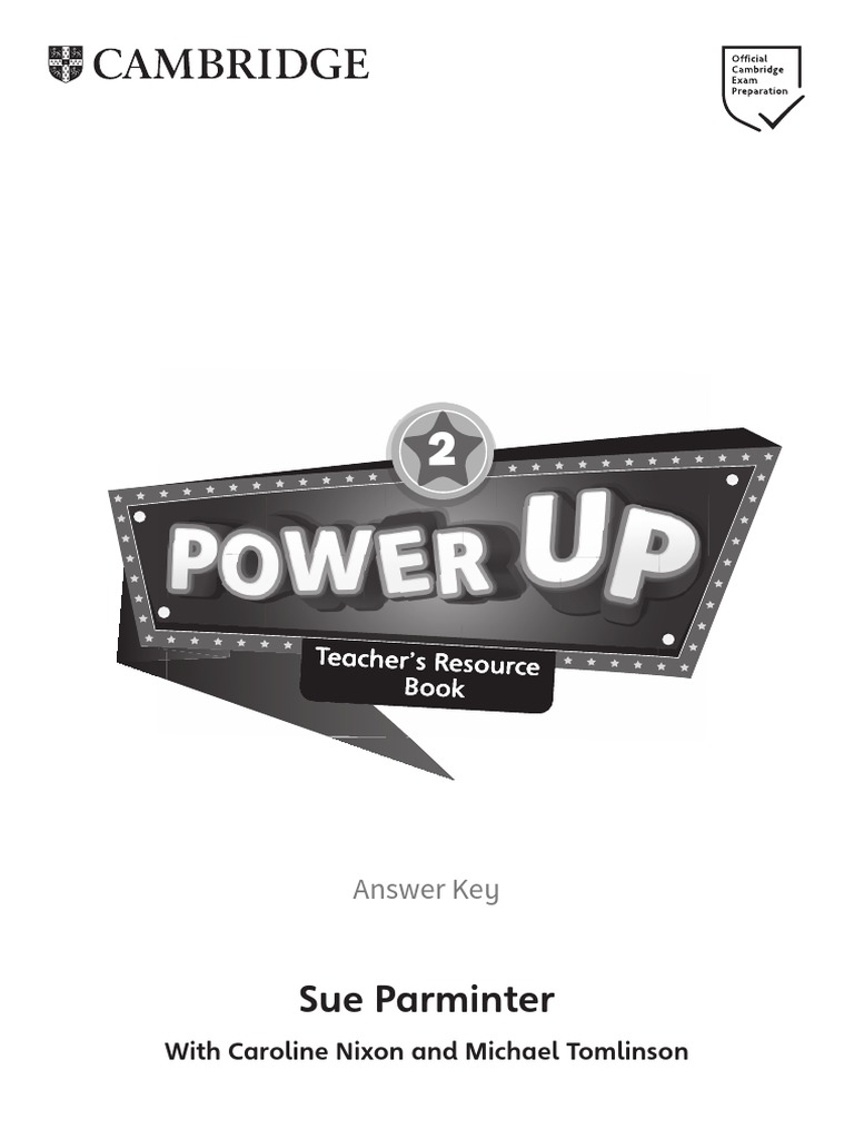 Power Up Power Up TRB2 Answer Key Answer Key | PDF