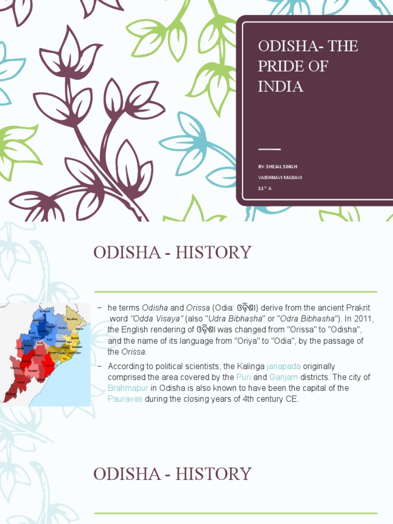 ODISHA- PPT | PDF