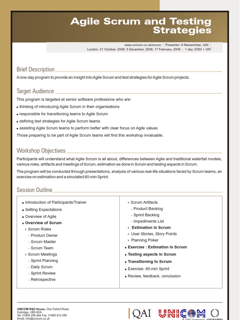 Agile Scrum | PDF | Scrum (Software Development) | Agile Software ...