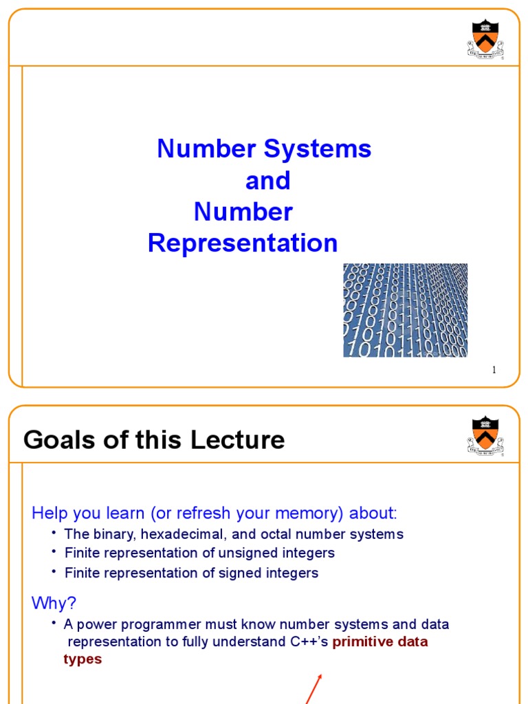 Number System Lecture Pdf Integer Computer Science Mathematical Notation 3018