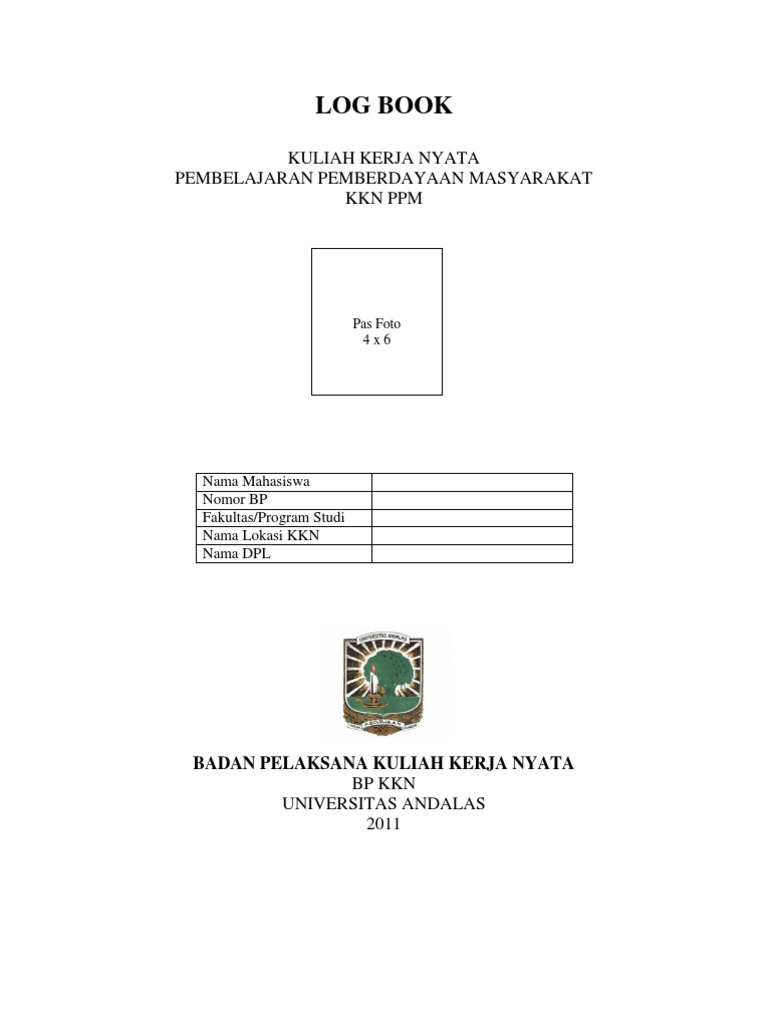 Buku Logbook KKN 2011 | PDF