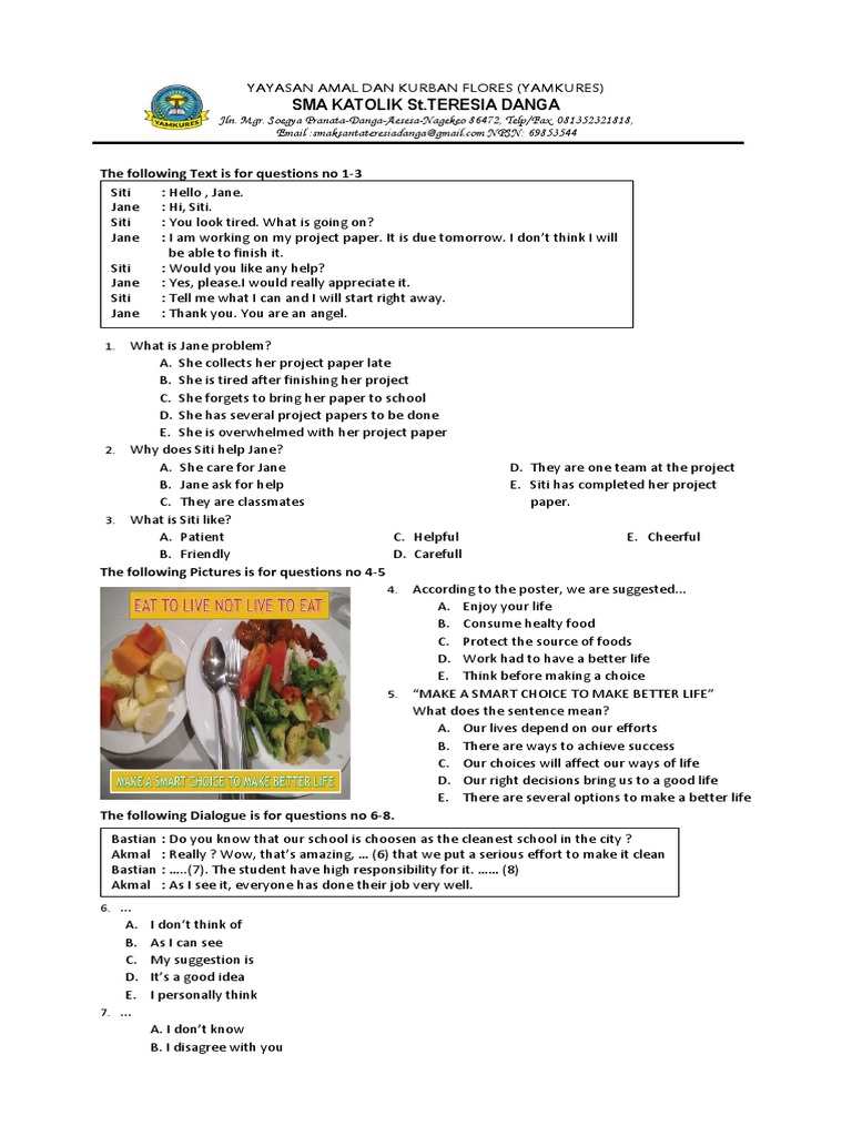 Ujian Uas Semester 2 Fix | PDF | Human Digestive System | Photosynthesis