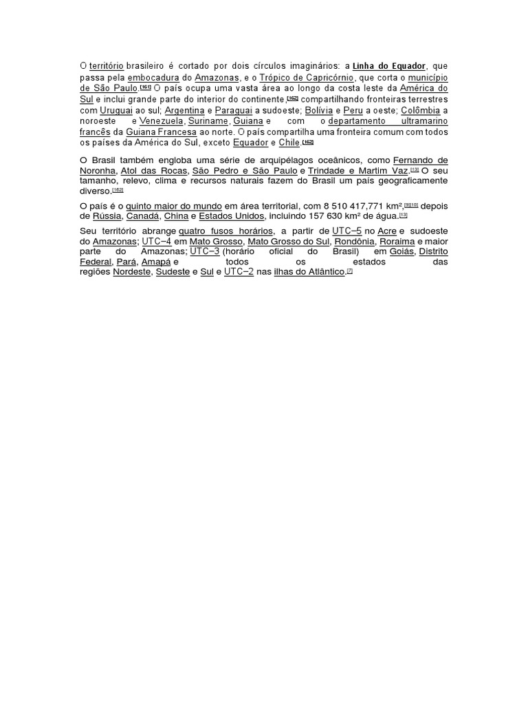 Territorio Brasil | PDF
