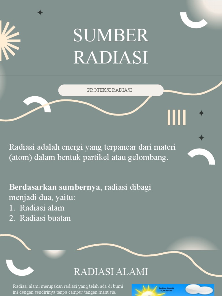 Sumber dan Jenis Radiasi | PDF | Sains & Matematika