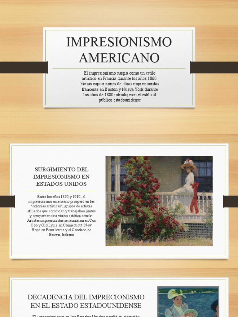 Impresionismo Americano | PDF | Estilo | Estética