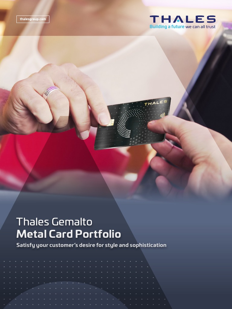 Thales Gemalto Metal Card Solutions | PDF | Engraving | Metals