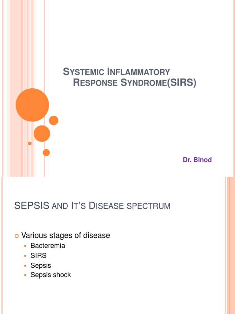 Sirs | PDF | Inflammation | Sepsis