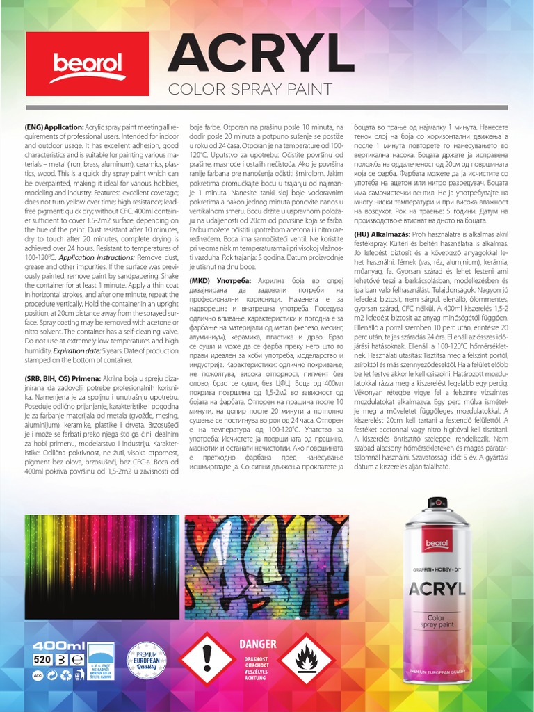 Beorol Spray Paint Color | PDF