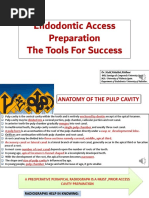 Endodontic Access Cavity Preparation Guide | PDF | Dental Anatomy ...
