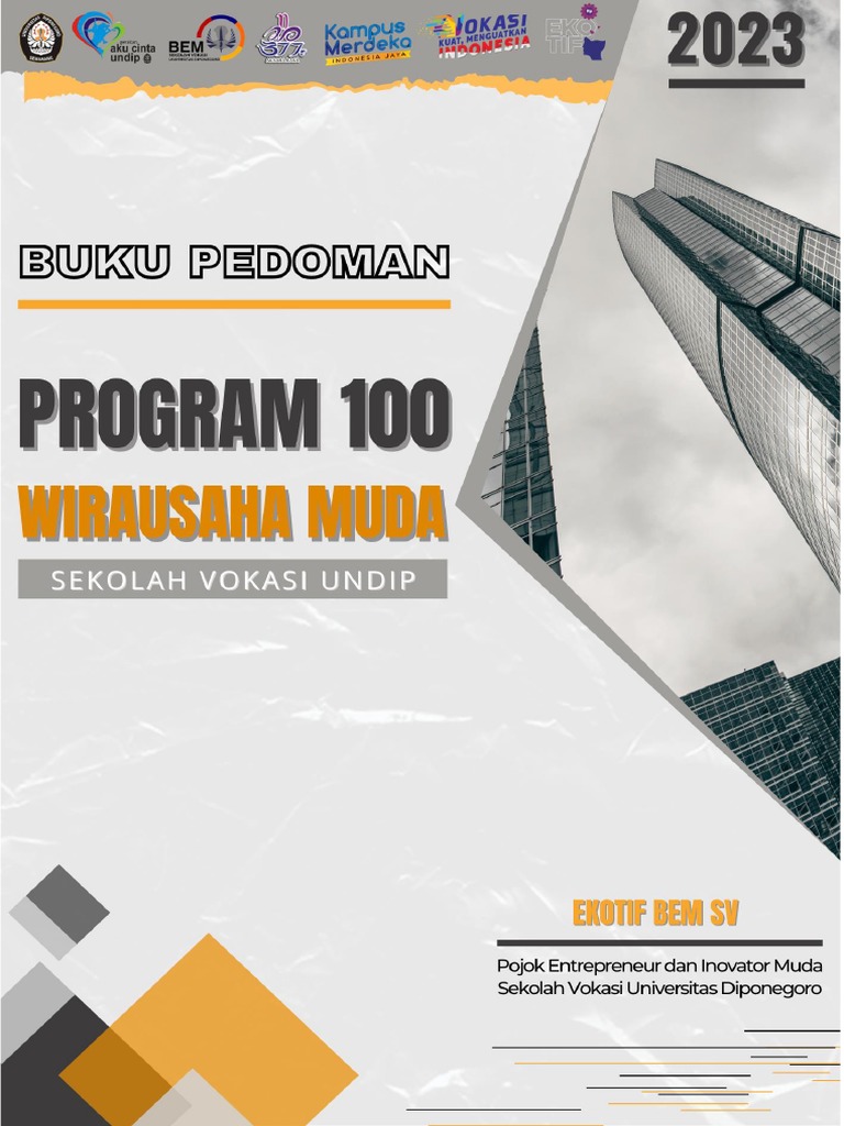 Buku Panduan - 100 Wirausaha Muda | PDF