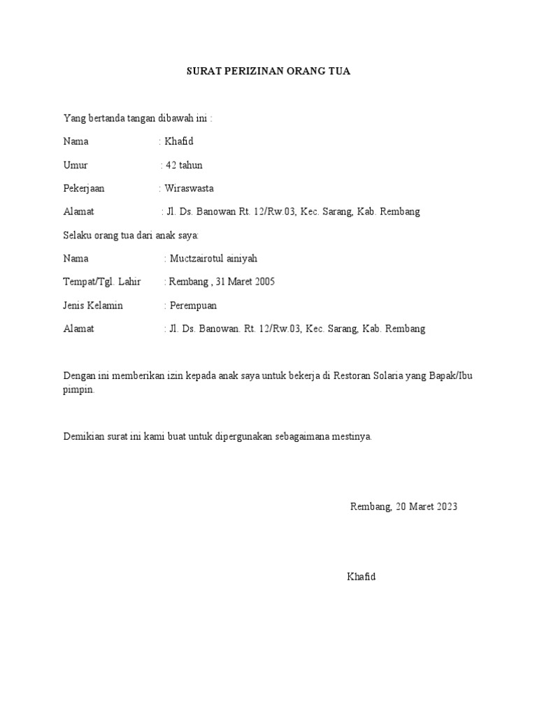 Surat Perizinan Wps Office Pdf
