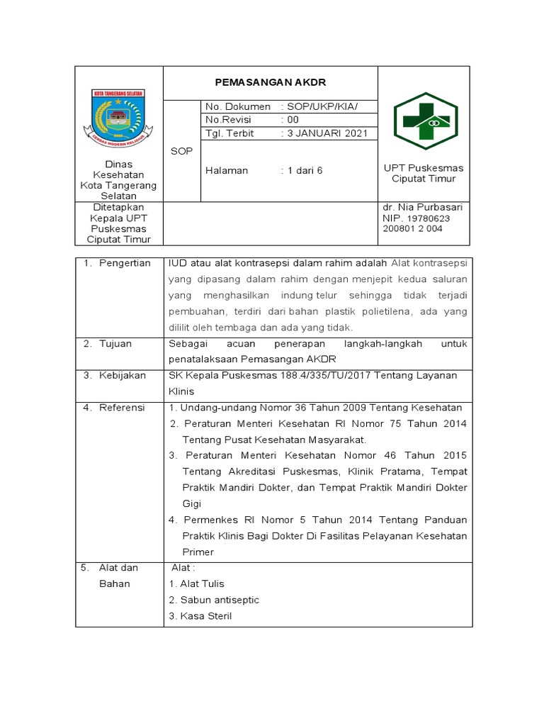 Sop Akdr Pandemi | PDF