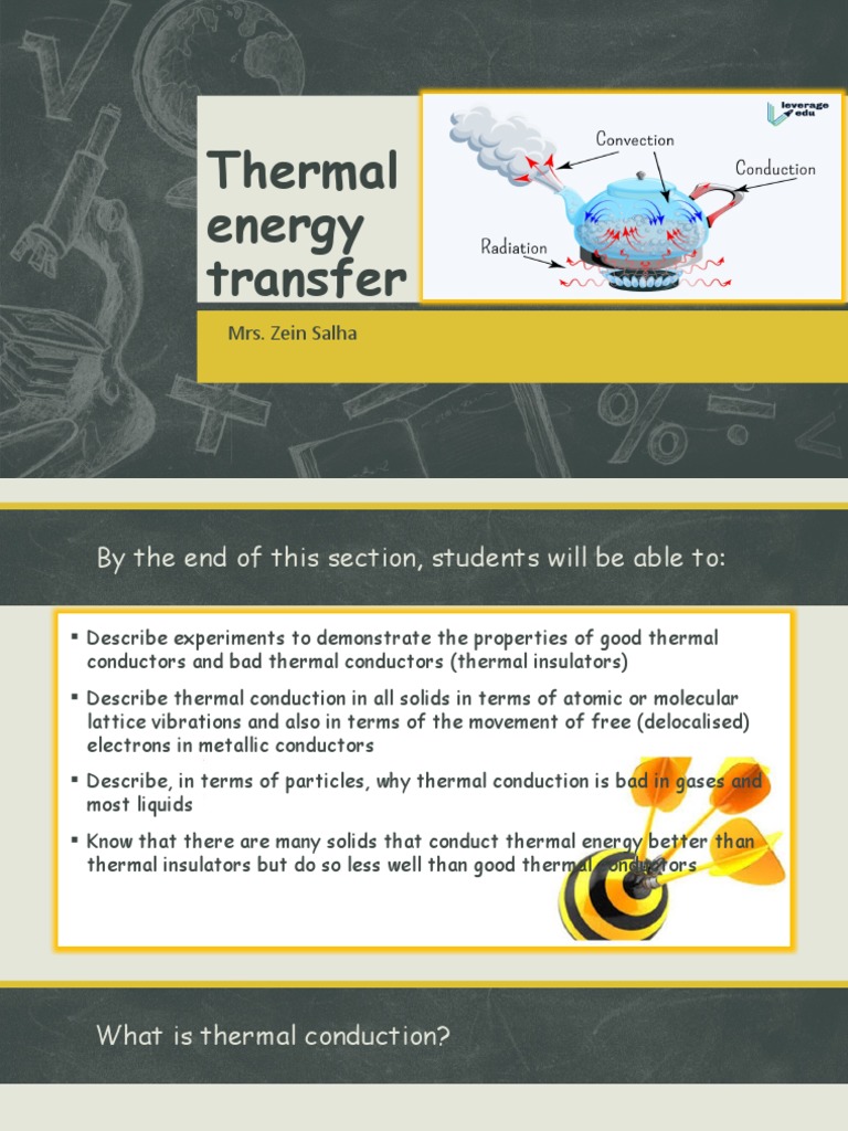 Chapter 11 Thermal Energy Transfer | PDF | Science & Mathematics