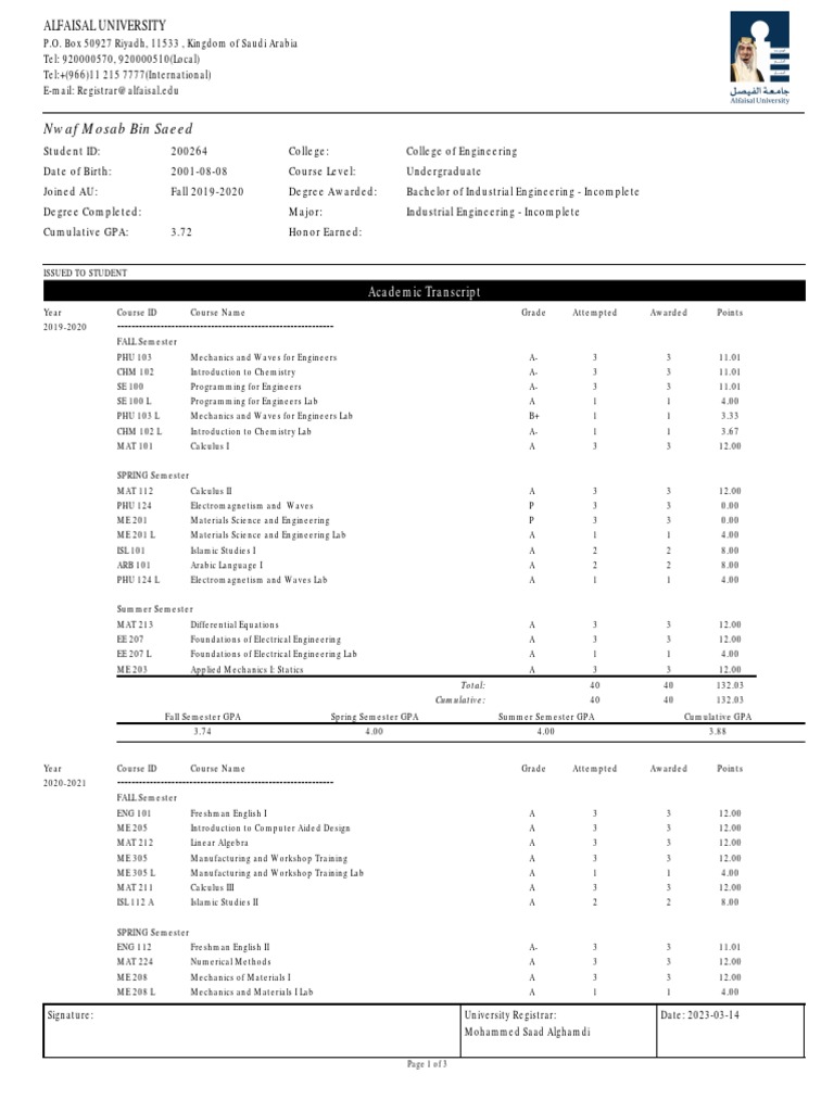 Transcript | PDF