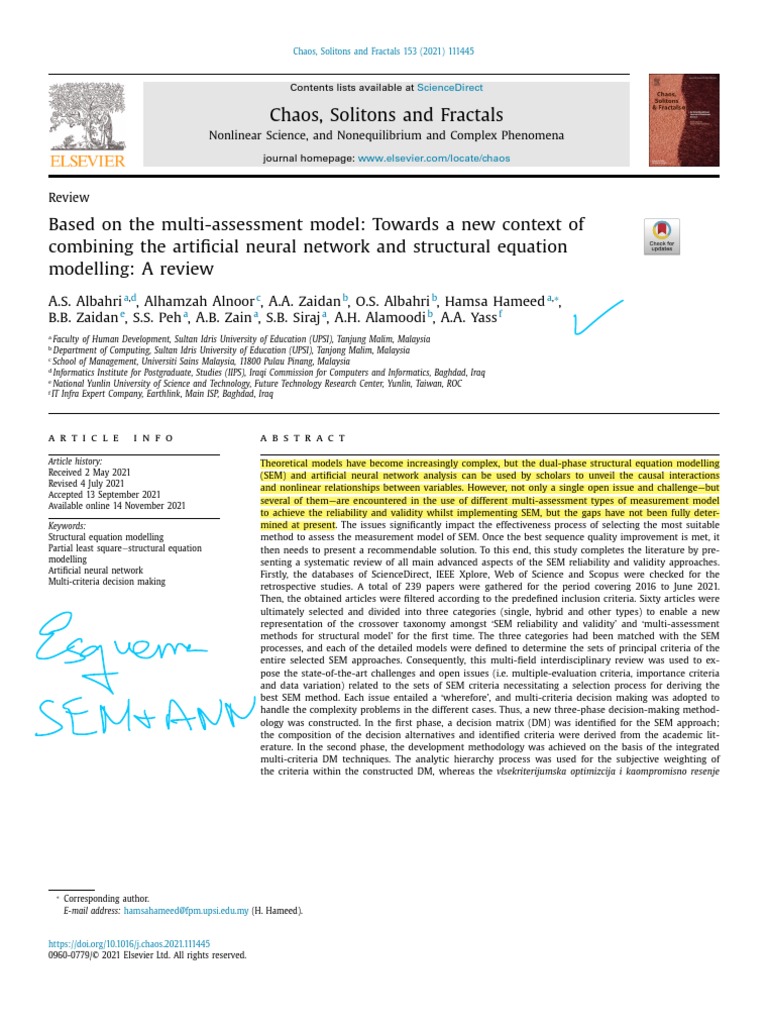 Based On The Multi-Assessment Model Towards A New Context of Combining The Artificial Neural ...
