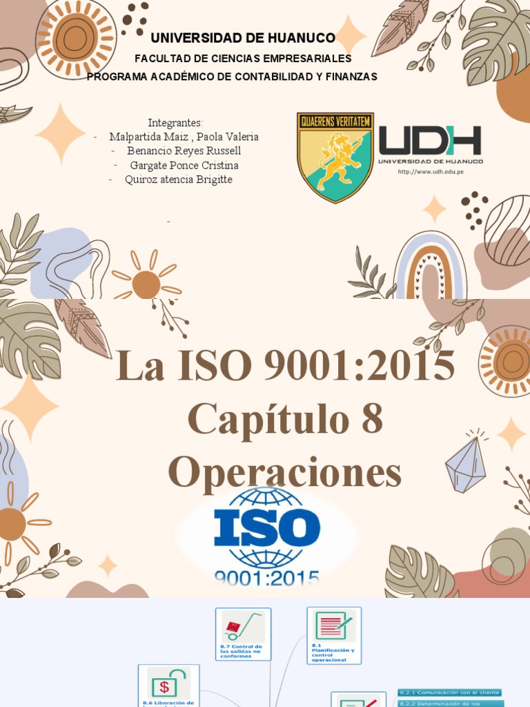 Iso 9001- Capitulo 8 | PDF | Business