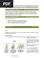 Understanding Pitch in CT Scans | PDF | Ct Scan | Imaging