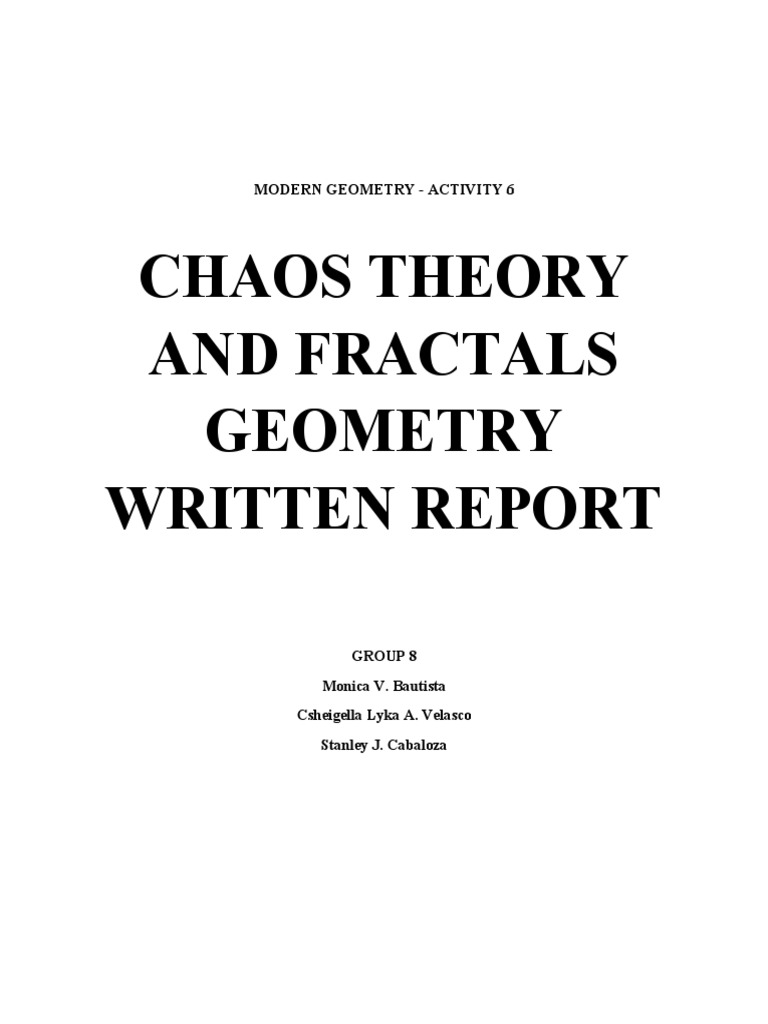 Fractals Written Report | PDF