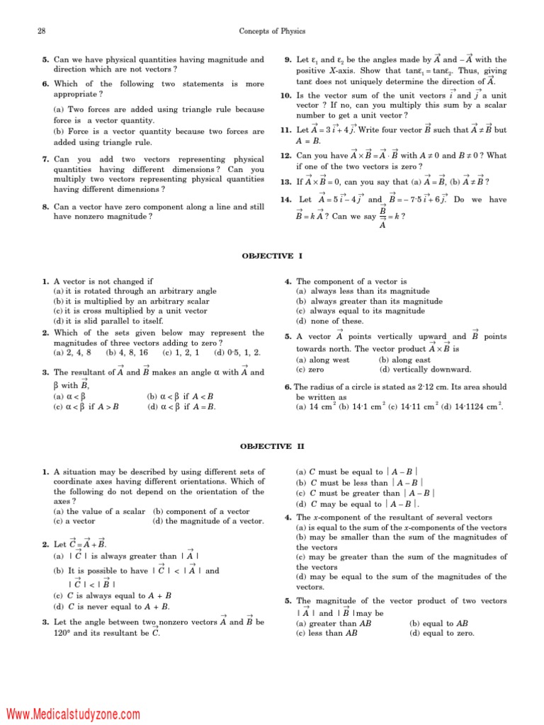 Vectors | PDF | Euclidean Vector | Physical Quantities