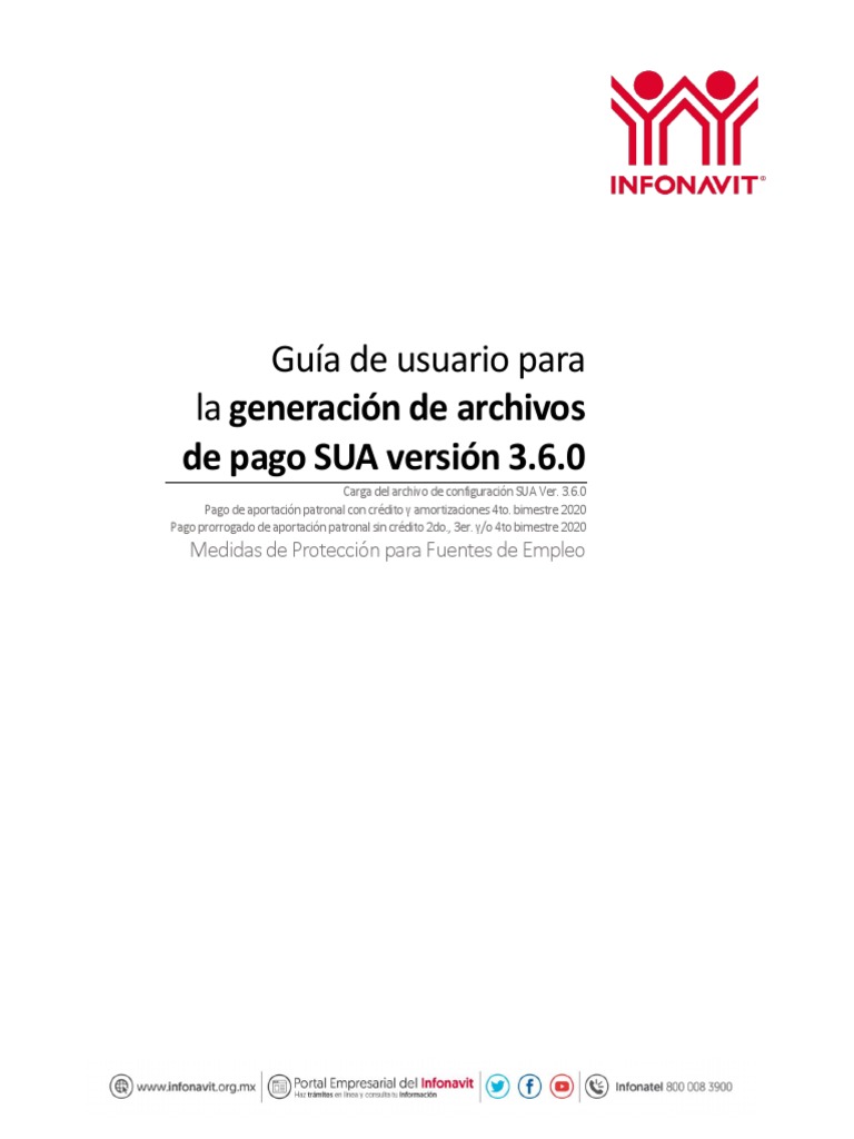 guia_para_la_generacion_de_archivos_de_pagos_en_sua_version_360 | PDF ...