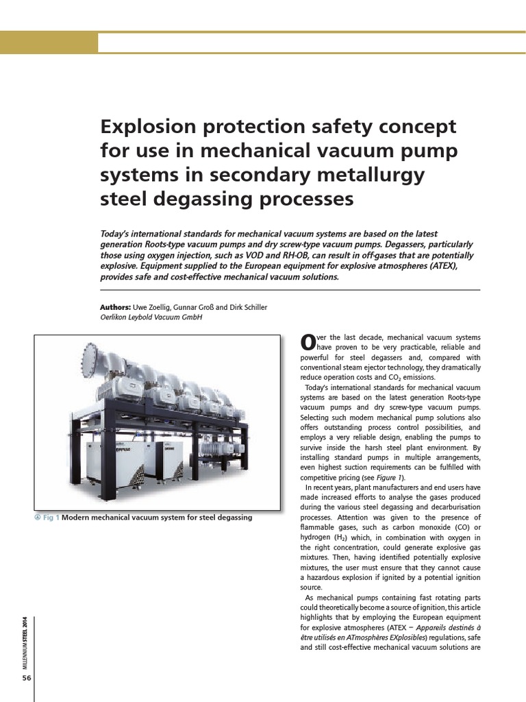 Millenium - Steel - Issue - 2014 - OLV - ATEX - Article Explosion Protection Safety Concept ...