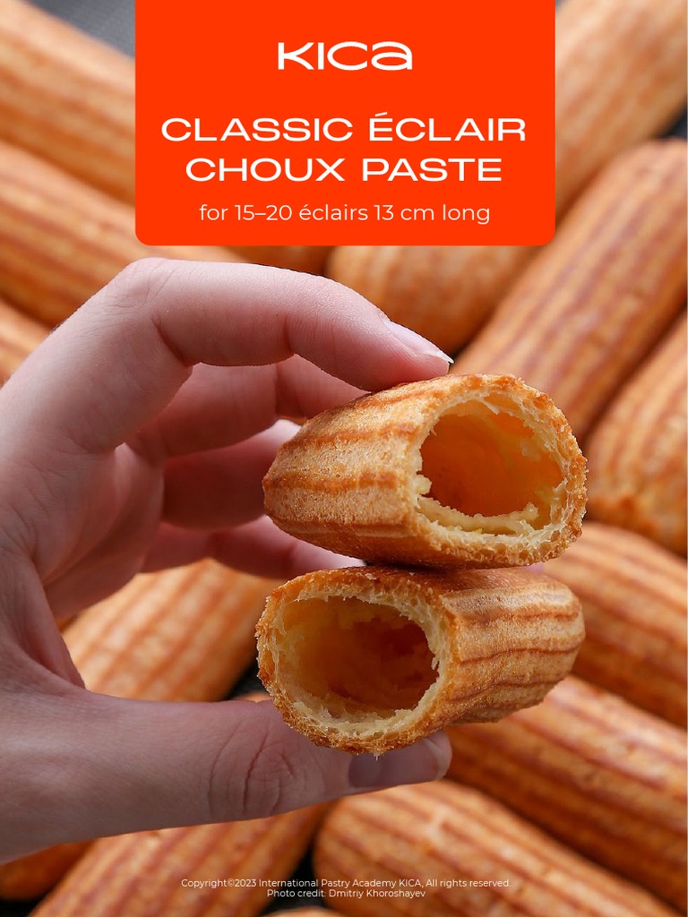 Classic Éclair Choux Paste Recipe | PDF
