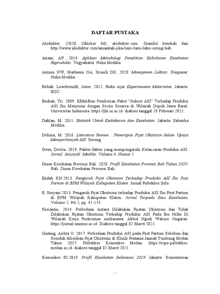 Daftar Pustaka | PDF
