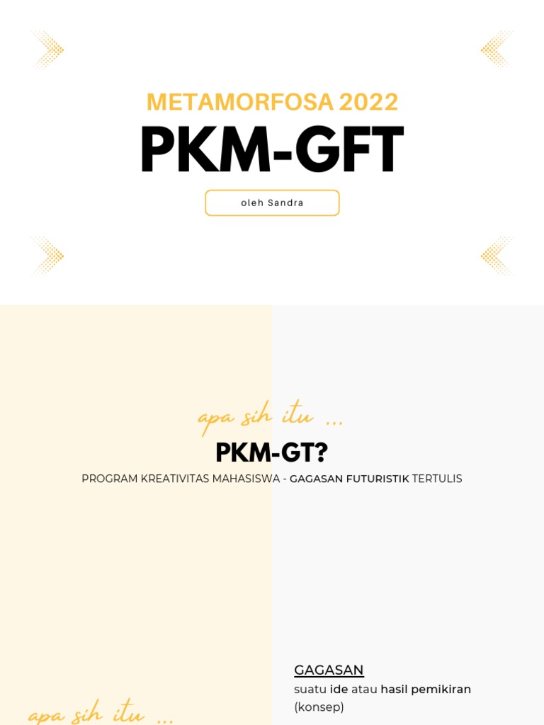 Materi Workshop PKM-GFT | PDF