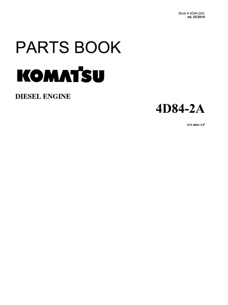 Diesel Engine: Book # 4D84-2AC | PDF | Computers
