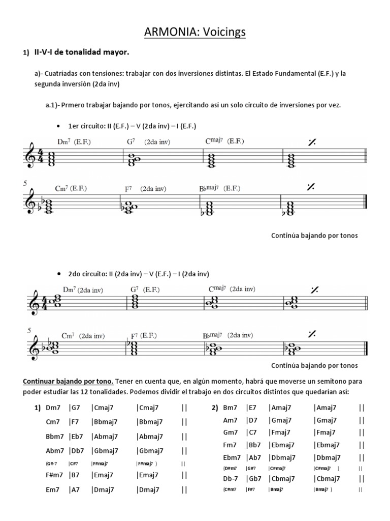 Armonía | PDF | Acorde (Música) | Tecnicas musicales