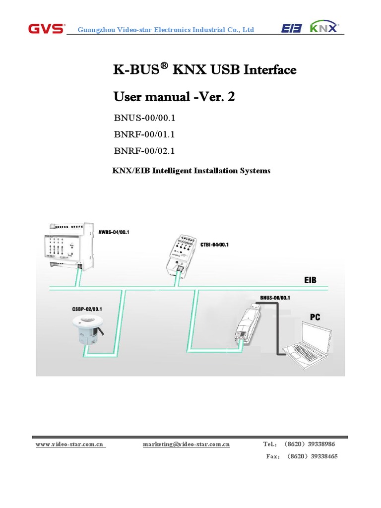 KNX USB Interface User Manual | PDF | Computers