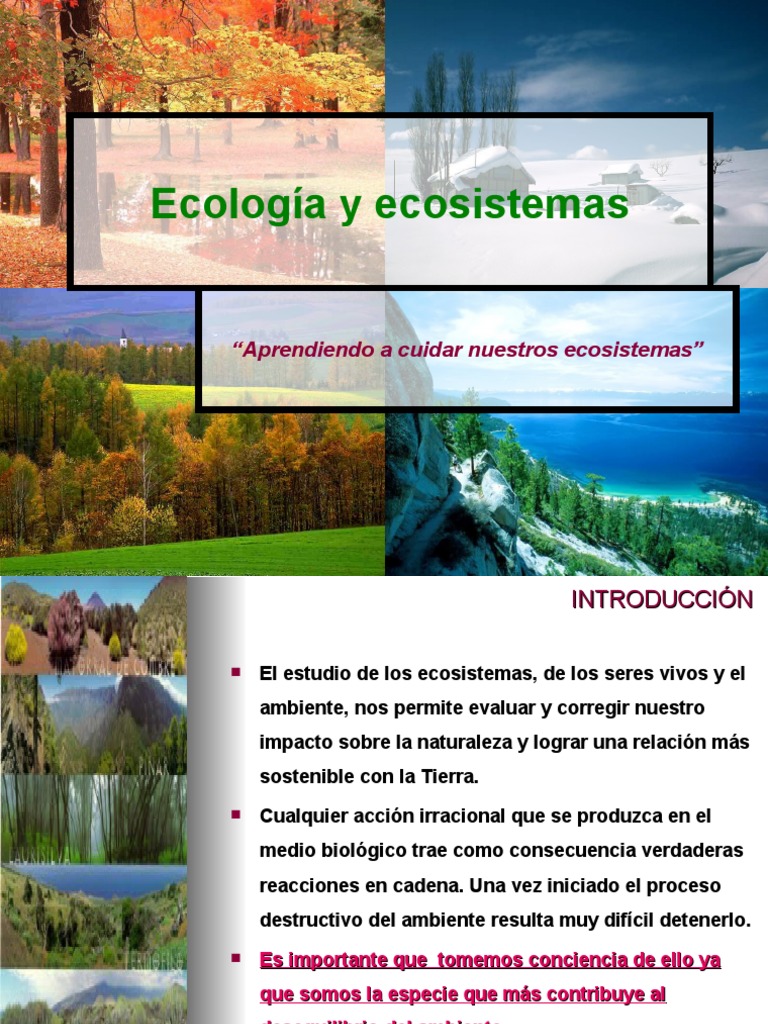 Ecología y Ecosistemas | PDF | Ecosistema | Organismos