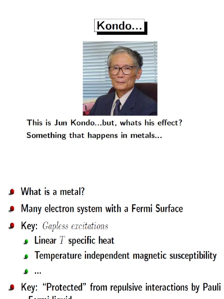 Kondo Effect | PDF | Science & Mathematics