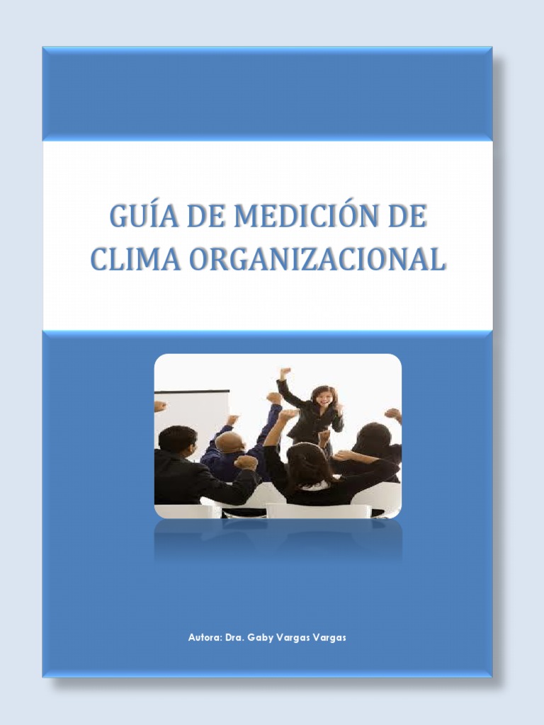 Guia de Medicion de Clima Organizacional | PDF | Crecimiento personal y ...