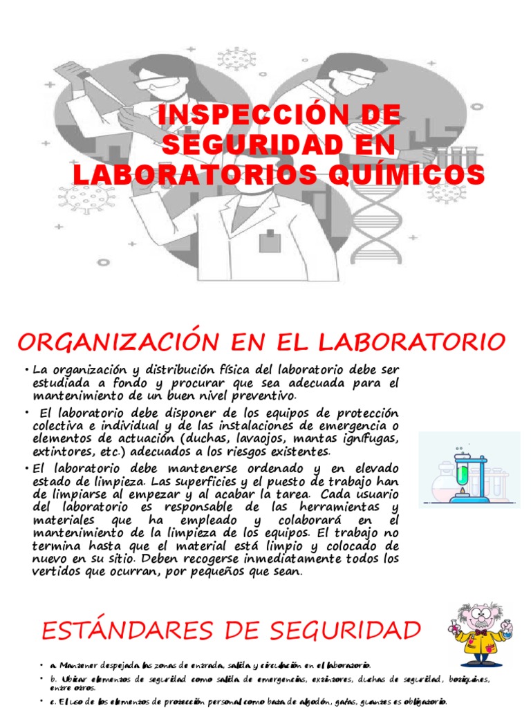 Seguridad en Laboratorios Químicos | PDF | Laboratorios | Agua
