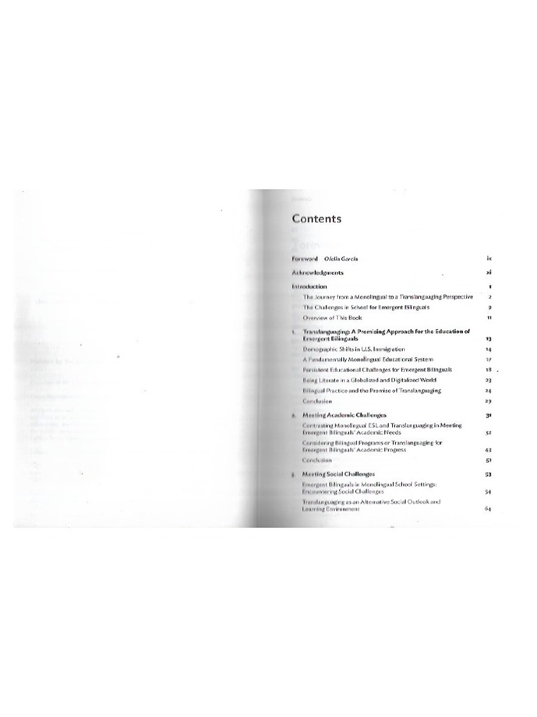 Translanguaging For Emergent Bilinguals Pdf