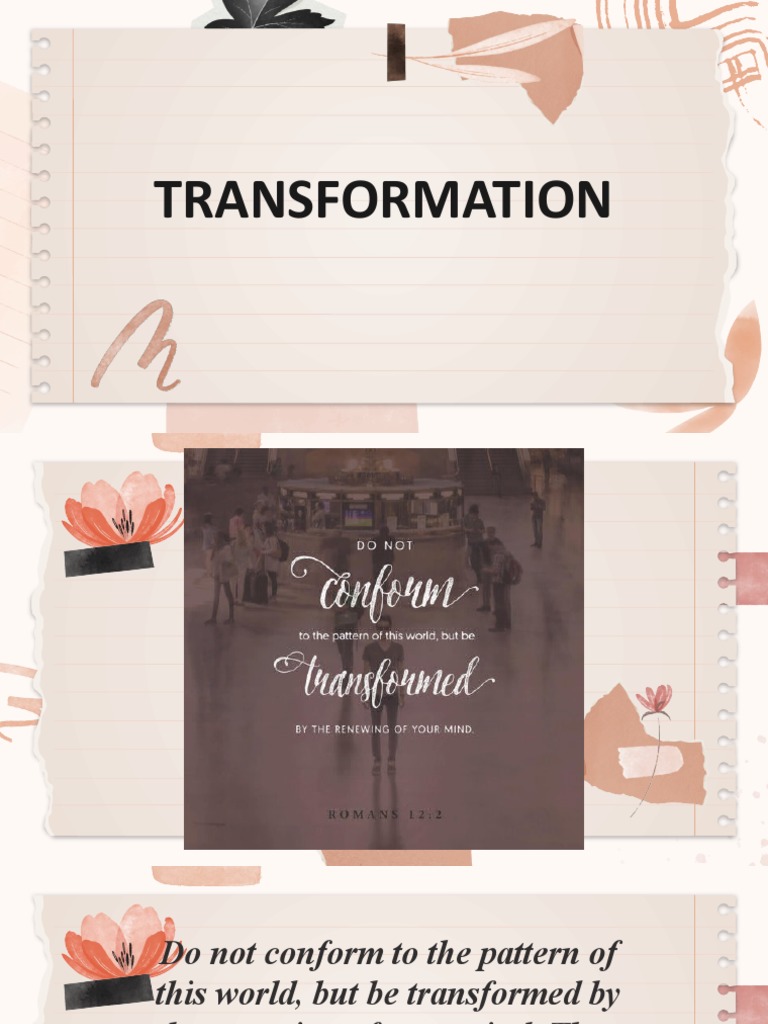 Transformation | PDF | Diamond | Nature