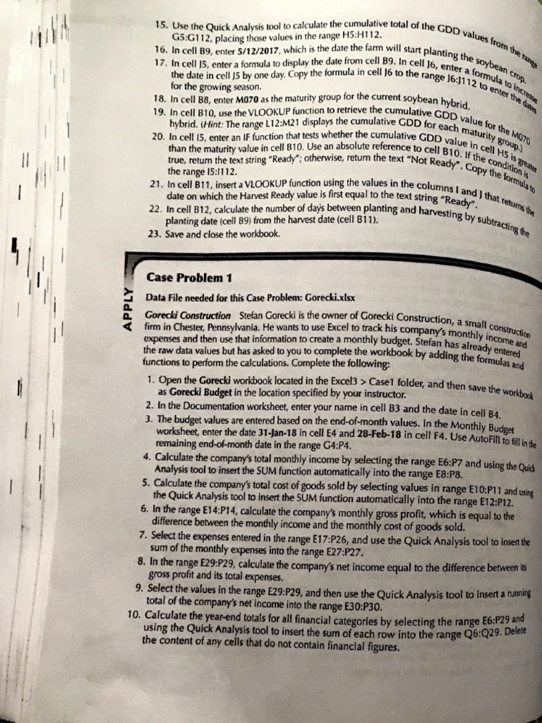 Module 3 Cases | PDF | Worksheet | Microsoft Excel