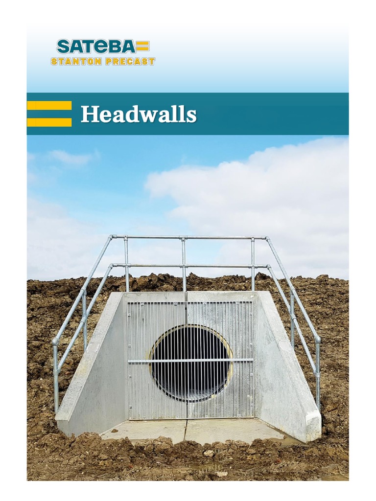 Headwalls Brochure Stanton Precast | PDF | Pipe (Fluid Conveyance) | Concrete