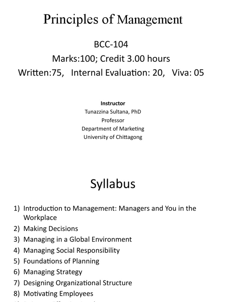 Introduction To Management | PDF | Goal | Leadership