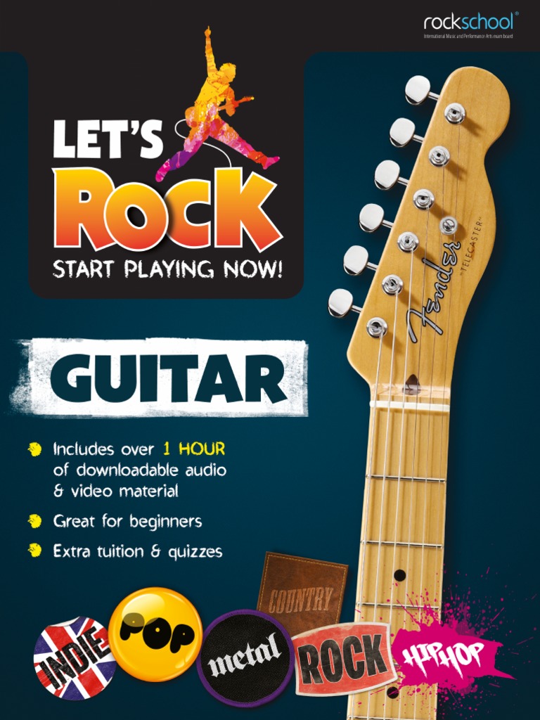 Let's Rock Guitar: Beginner's Guide | PDF | Guitars | String Instruments