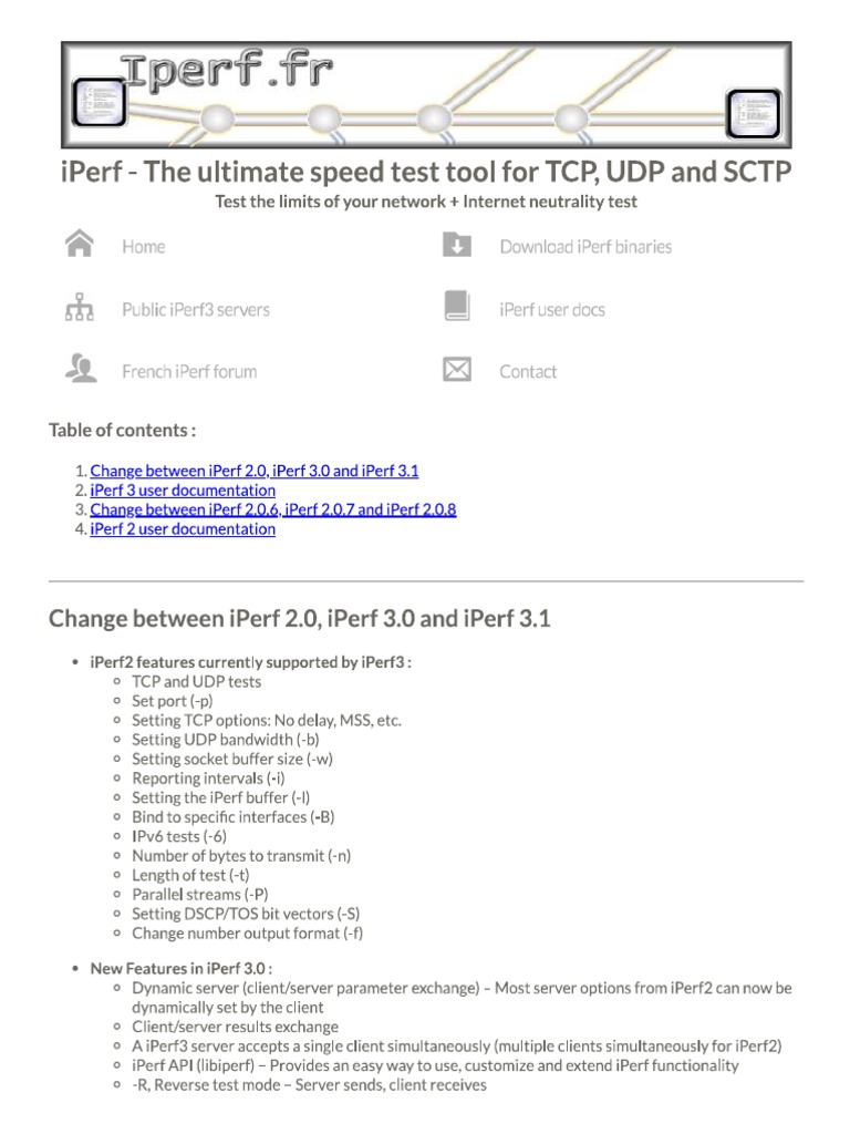 Iperf Usage2 | PDF